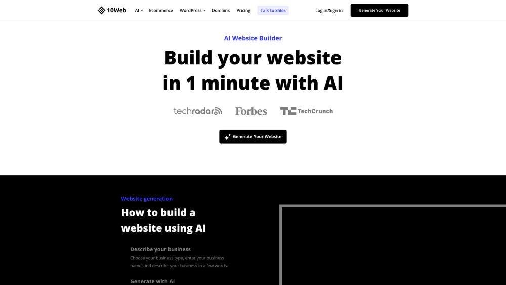 10Web AI Website Builder: Reviews, Features, Pricing, Guides, and Alternatives