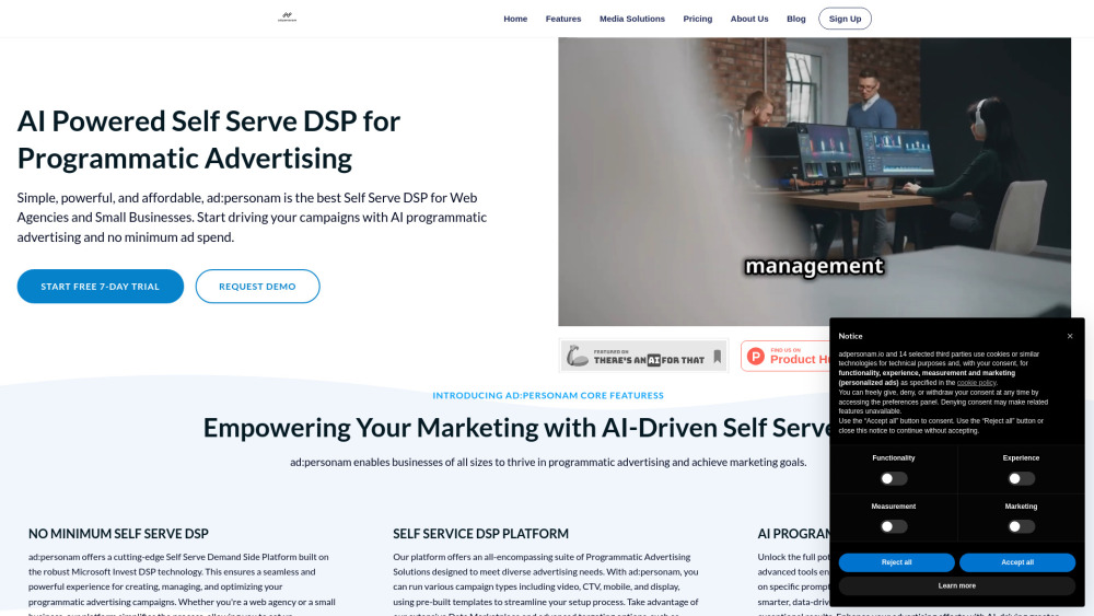 ad:personam Self Serve DSP：评论、功能、价格、指南和替代方案