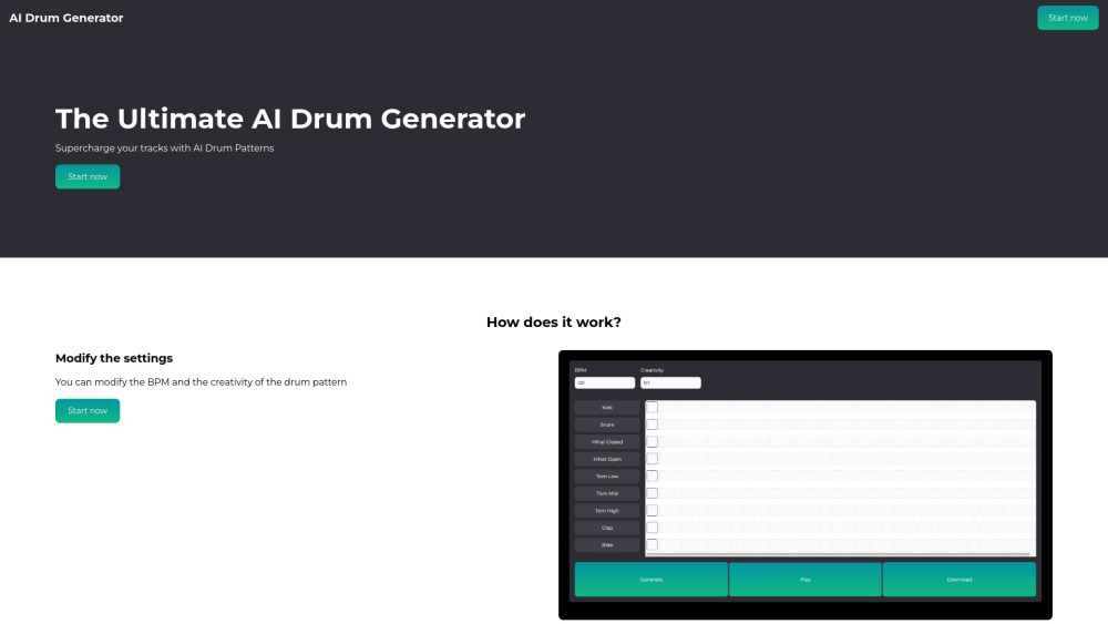 AI Drum Generator: Reviews, Features, Pricing, Guides, and Alternatives