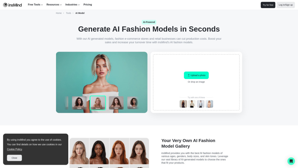 AI Fashion Models (Face Swap) by insMind: Reviews, Features, Pricing ...