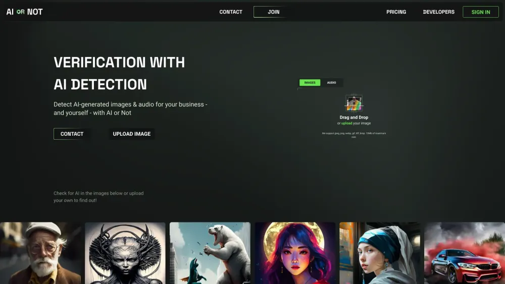 如何使用 AI or Not：分步指南