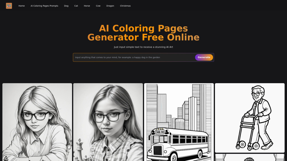 AI Coloring Pages Generator 소개: AI Coloring Pages Generator이 무엇인가요?