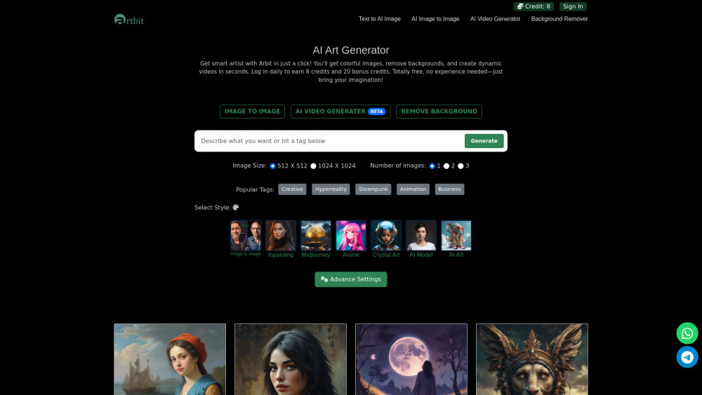 Artbit AI Art Generator: Reviews, Features, Pricing, Guides, and Alternatives