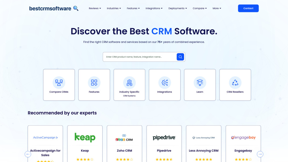 BestCRMSoftware.com Características, Pros, Contras y Casos de Uso