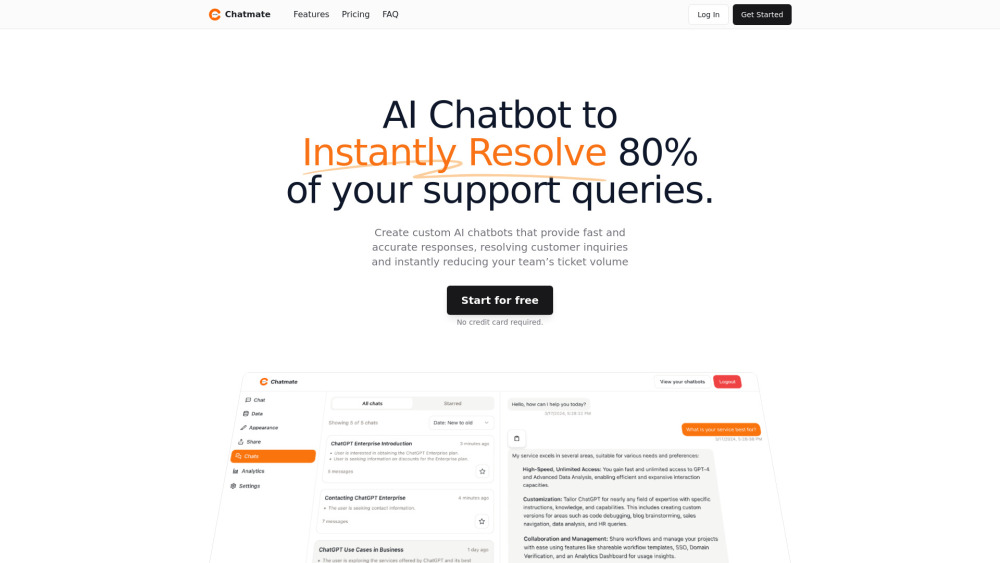 Chatmate - AI Customer Support: Reseñas, Características, Precios, Guías y Alternativas