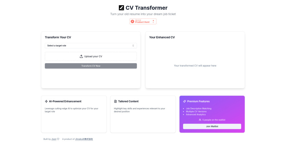 CV Transformer: Reviews, Features, Pricing, Guides, and Alternatives