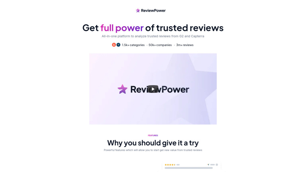 ReviewPower: Reviews, Features, Pricing, Guides, and Alternatives