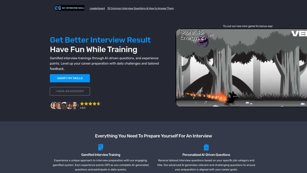 MyInterviewSkill: Reviews, Features, Pricing, Guides, and Alternatives