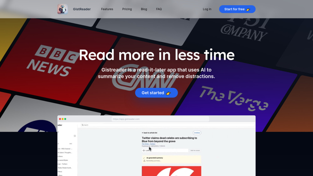 GistReader: Reseñas, Características, Precios, Guías y Alternativas