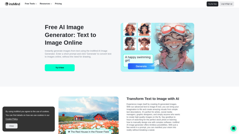 insMind AI Image Generator: Reviews, Features, Pricing, Guides, and ...