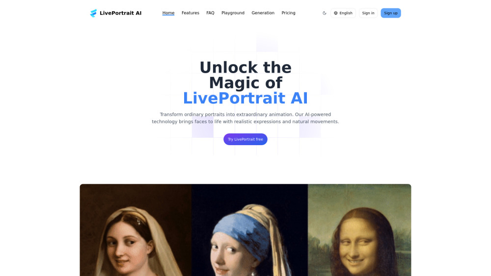 LivePortrait AI: Reviews, Features, Pricing, Guides, and Alternatives