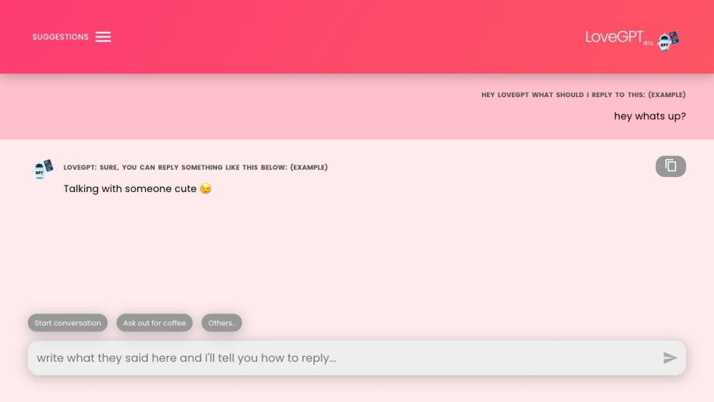 LoveGPT: Enhance Your Romantic Relationships with AI-powered Conversational Support: Reviews ...