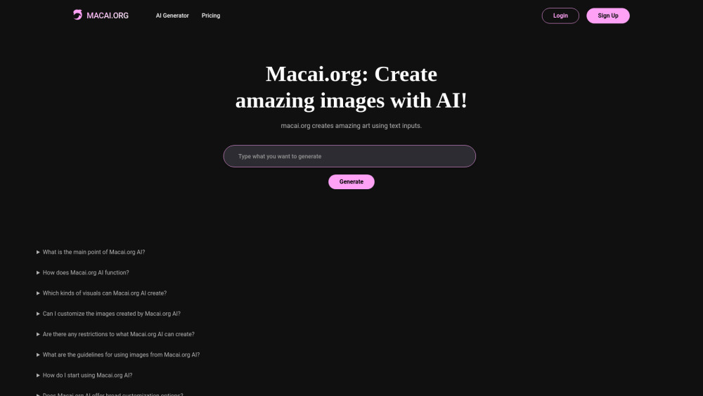 Macai.org: Reviews, Features, Pricing, Guides, and Alternatives
