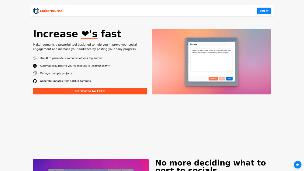MakerJournal: Reviews, Features, Pricing, Guides, and Alternatives