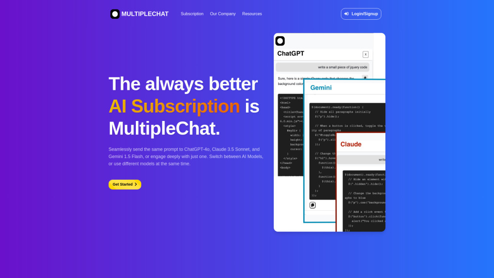MultipleChat: Reviews, Features, Pricing, Guides, and Alternatives
