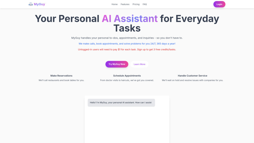MyGuy: Reviews, Features, Pricing, Guides, and Alternatives