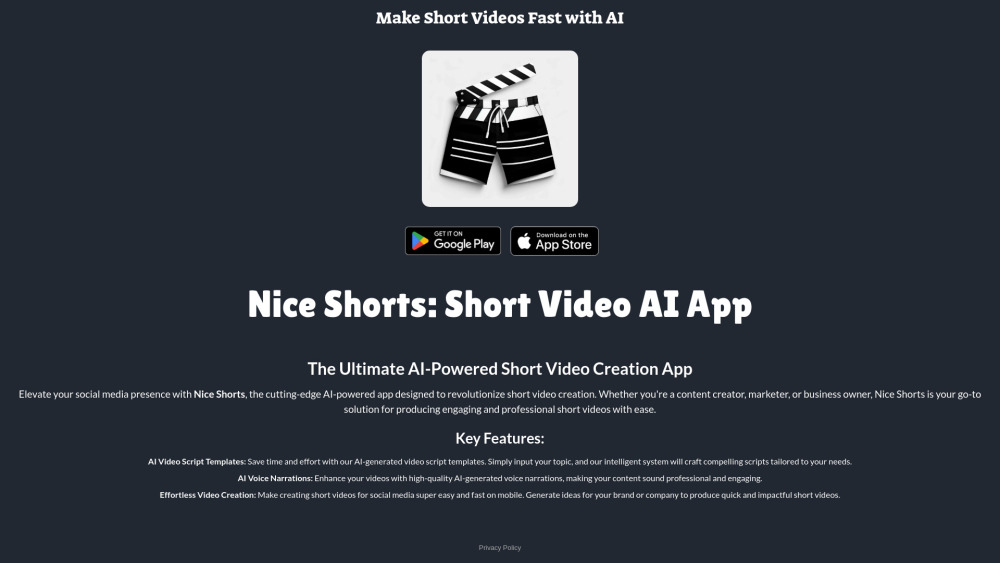 Nice Shorts - Short Video AI App: Reviews, Features, Pricing, Guides, and Alternatives