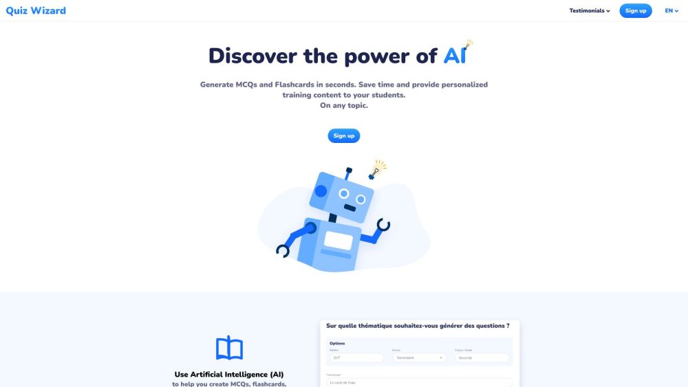 Quiz Wizard : Avis, Fonctionnalités, Tarifs, Guides et Alternatives