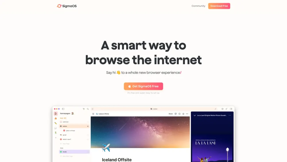 SigmaOS Airis Introduction: What is SigmaOS Airis about