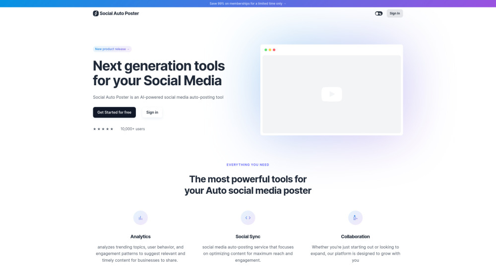 Social Auto Poster: Reviews, Features, Pricing, Guides, and Alternatives
