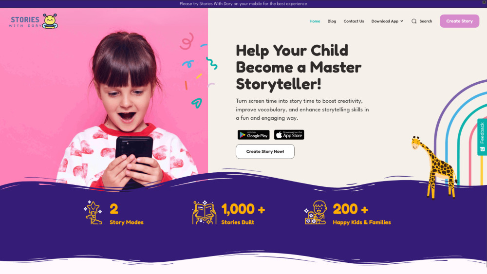 Stories With Dory: Reviews, Features, Pricing, Guides, and Alternatives