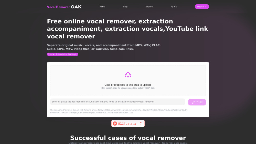 Free Online Vocal Remover: Reviews, Features, Pricing, Guides, and ...