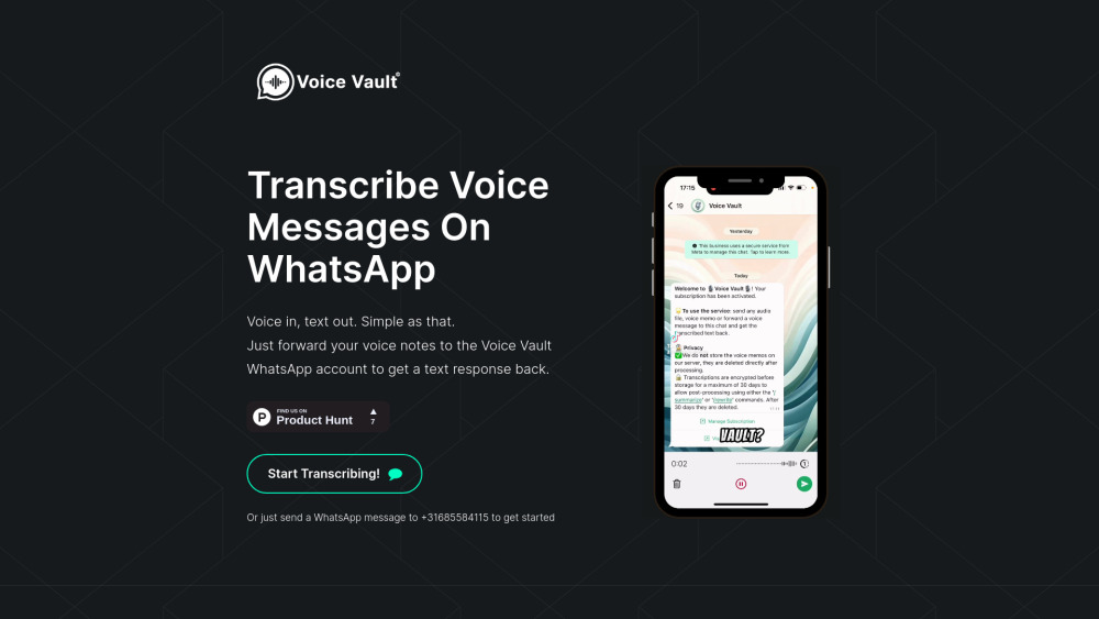 Voice Vault: Reseñas, Características, Precios, Guías y Alternativas