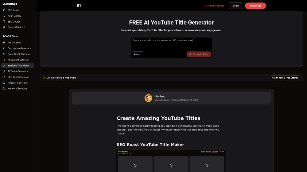 YouTube Title Generator: Reviews, Features, Pricing, Guides, and ...