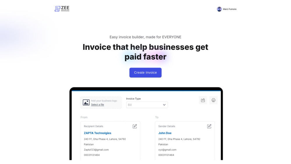 ZeeInvoices Features, Pros, Cons, and Use Cases